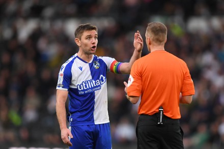 Sam Finley Bristol Rovers Has Words Editorial Stock Photo - Stock Image ...
