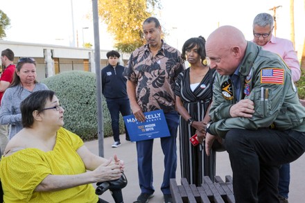 Arizona Senator Mark Kelly Joined By Editorial Stock Photo - Stock ...