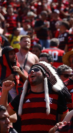 Flamengo Fan Moments Before Match Between Editorial Stock Photo - Stock ...