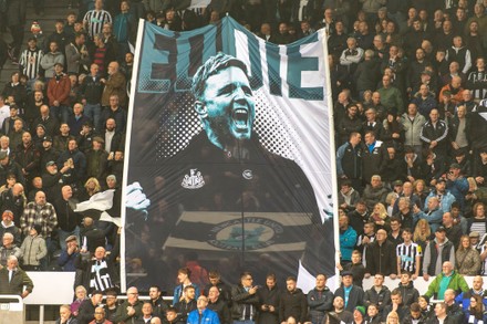 Newcastle United Fans Banner Featuring Newcastle Editorial Stock Photo ...