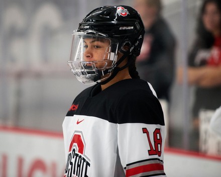 Ohio State Buckeyes Defenseman Sophie Jaques Editorial Stock Photo ...