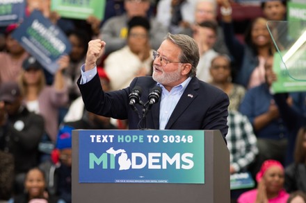Michigan Senator Gary Peters Speaking Michigan Editorial Stock Photo ...