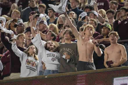 Texas Aggies Fans Cheering Their Team Editorial Stock Photo - Stock ...