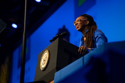 Kelley Robinson New President Hrc Speaks Editorial Stock Photo - Stock Image | Shutterstock