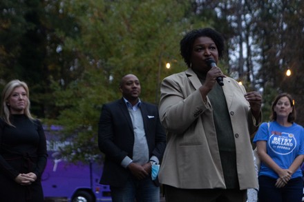 Stacey Abrams Dontaye Carter Josh Mclaurin Editorial Stock Photo ...