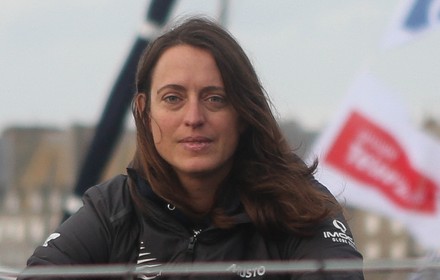 Justine Mettraux Skipper Imoca Teamwork During Editorial Stock Photo ...