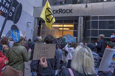 Climate Activist Holds Sign People Over Editorial Stock Photo - Stock ...