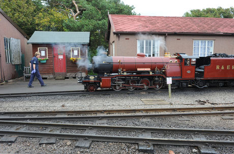 Ravenglass Eskdale Railway Steam Locomotive River Editorial Stock Photo ...