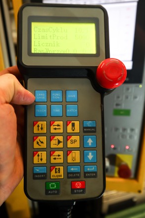 Robot Control Panel Production Hall Editorial Stock Photo - Stock Image ...