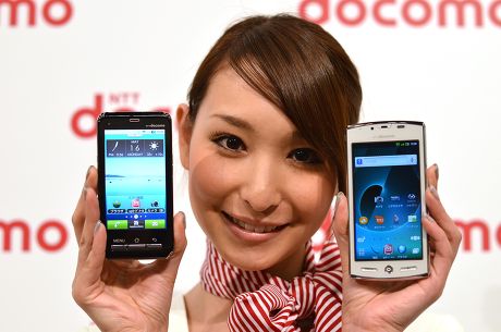 Model Shows Off New Lineup Android Editorial Stock Photo - Stock Image ...