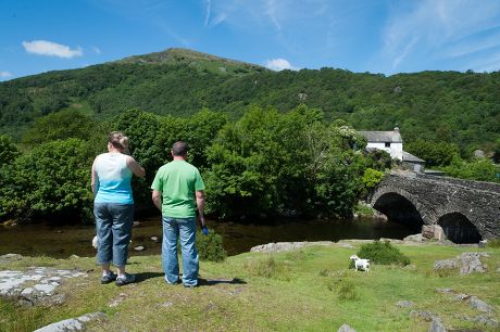 Duddon River Ulpha Bridge Cumbria Britain Editorial Stock Photo - Stock ...