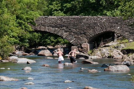 Duddon River Ulpha Bridge Cumbria Britain Editorial Stock Photo - Stock ...