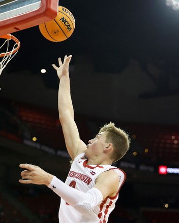 Wisconsin Badgers Guard Connor Essegian 3 Editorial Stock Photo - Stock ...