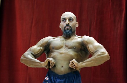 Athlete Competes Bodybuilding Game Sanaa Yemens Editorial Stock Photo ...
