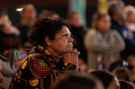Mechelle Turvey Mother Cassius Turvey Listens Editorial Stock Photo ...