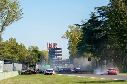Accident During Start World Ferrari Challenge Editorial Stock Photo ...