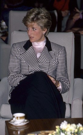 Princess Diana Visiting Raf Bruggen Royal Editorial Stock Photo - Stock ...