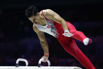 Andrin Frey Switzerland Performs On Pommel Editorial Stock Photo ...