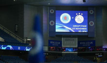Ibrox Stadium Screen Display Editorial Stock Photo - Stock Image ...