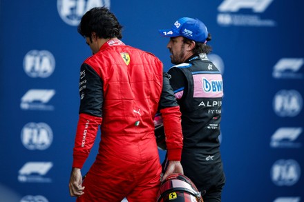 Carlos Sainz Scuderia Ferrari Portrait Fernando Editorial Stock Photo ...