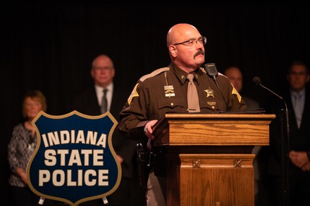 Indiana State Police Superintendent Doug Carter Editorial Stock Photo ...