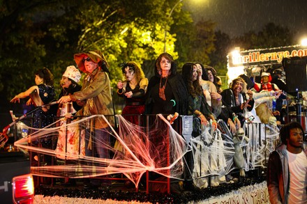 Costumed People Participating Watching Parade Editorial Stock Photo ...