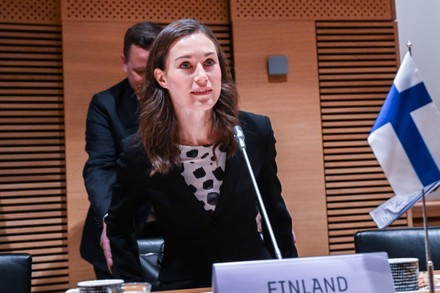 Prime Minister Finland Sanna Marin Attends Editorial Stock Photo - Stock Image | Shutterstock