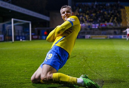 Goal Celebrations Will Goodwin Torquay United Editorial Stock Photo ...