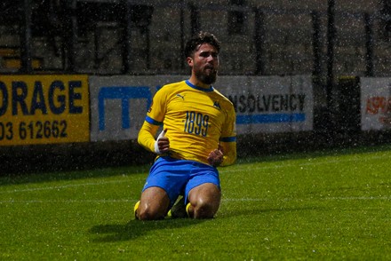 Goal Celebrations Aaron Jarvis Torquay United Editorial Stock Photo ...