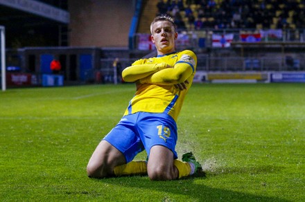 Goal Celebrations Will Goodwin Torquay United Editorial Stock Photo ...