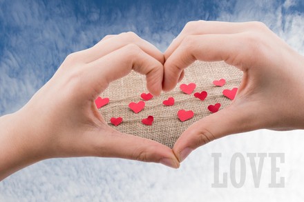 Paper Heart Shapes Behind Heart Shaped Editorial Stock Photo - Stock ...