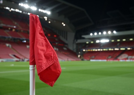 Corner Flag Kop End Prior Match Editorial Stock Photo - Stock Image ...