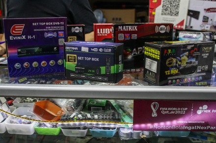 Setup Boxes Digital Television Seen On Editorial Stock Photo - Stock ...