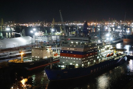 Russian Icebreaker Project 22220 Ural Worlds Editorial Stock Photo ...