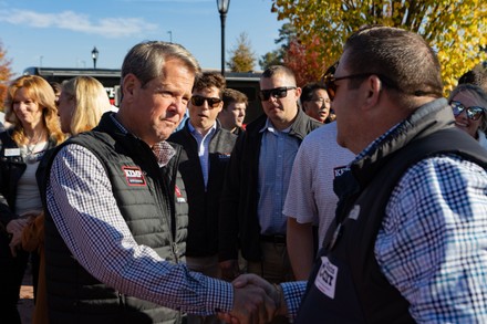 brian kemp hits campaign trail lawrenceville Stock Photos (Exclusive ...