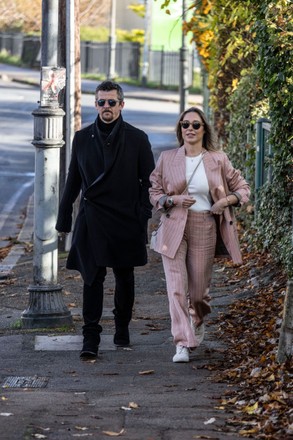 Joey Barton Wife Georgia Arrive Wimbledon Editorial Stock Photo - Stock ...