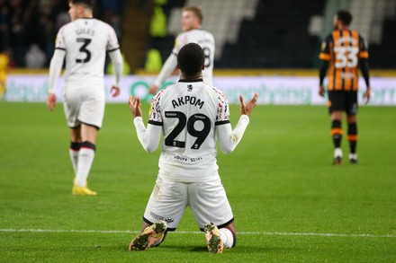 Chuba Akpom Celebrates Scoring Boros First Editorial Stock Photo ...