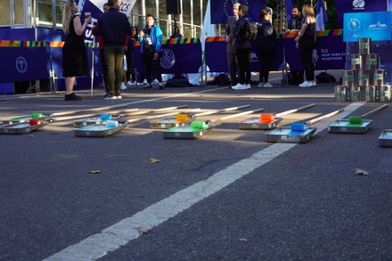 __COUNT__ TCS New York City Marathon Blue Line Painting Ceremony, New ...
