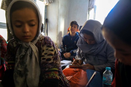 Afghan Children Take General Math Classes Editorial Stock Photo - Stock ...