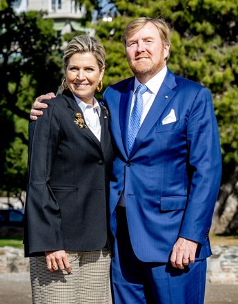 King Willemalexander Queen Maxima Pose Historic Editorial Stock Photo ...
