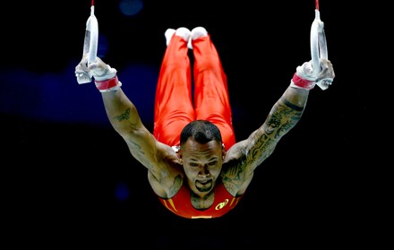 Rayderley Zapata Spain Competes On Rings Editorial Stock Photo - Stock ...