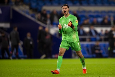 Watford Goalkeeper Daniel Bachmann Celebrates His Editorial Stock Photo ...