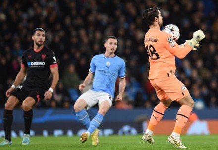 Manchester Citys Goalkeeper Stefan Ortega Action Editorial Stock Photo ...