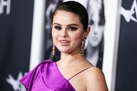 American Singer Selena Gomez Wearing Rodarte Editorial Stock Photo ...