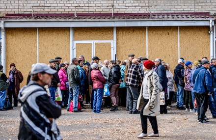 People Queue Bread Mykolaiv Ukraine 03 Editorial Stock Photo - Stock ...