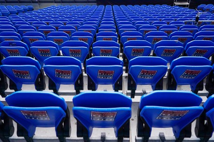 Seats On Real Arena Stadium Editorial Stock Photo - Stock Image ...