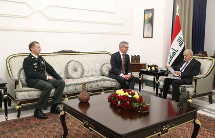 Iraqi President Abdul Latif Rashid Receives Editorial Stock Photo ...