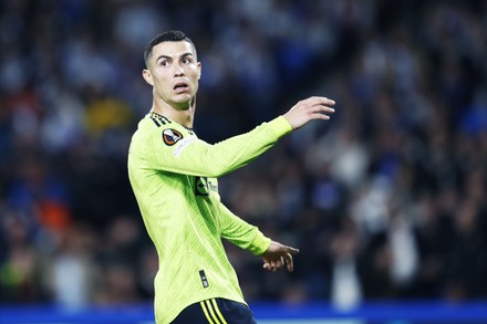 Alejandro Garnacho Cristiano Ronaldo Manu Football Editorial Stock ...