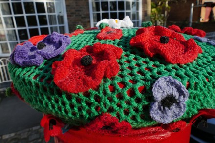 Poppy Post Box Topper On Display Editorial Stock Photo - Stock Image ...