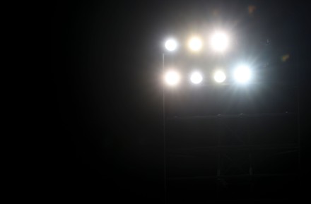 Old Pylon Floodlights Inside Edgar Street Editorial Stock Photo - Stock ...